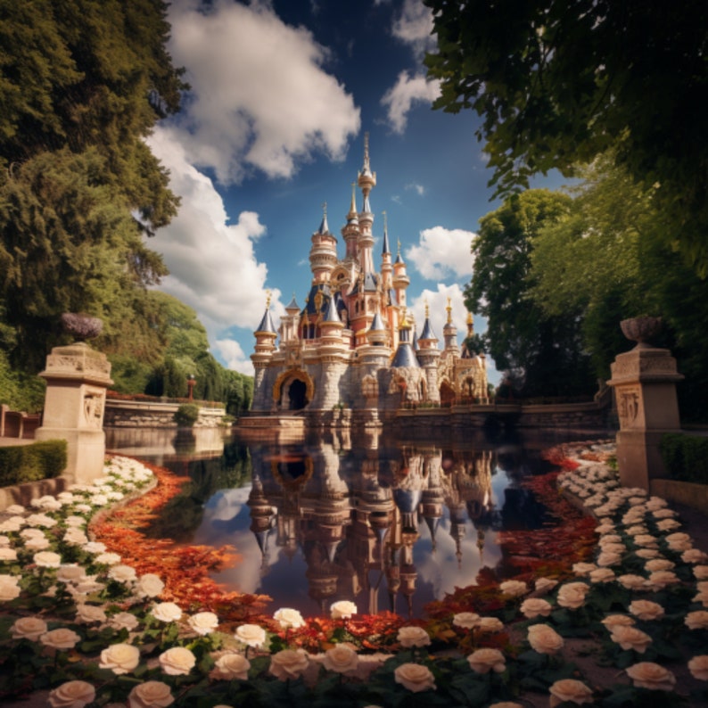 Magical Fairy Tale Castle Digital Backdrops Set of 5 - Etsy
