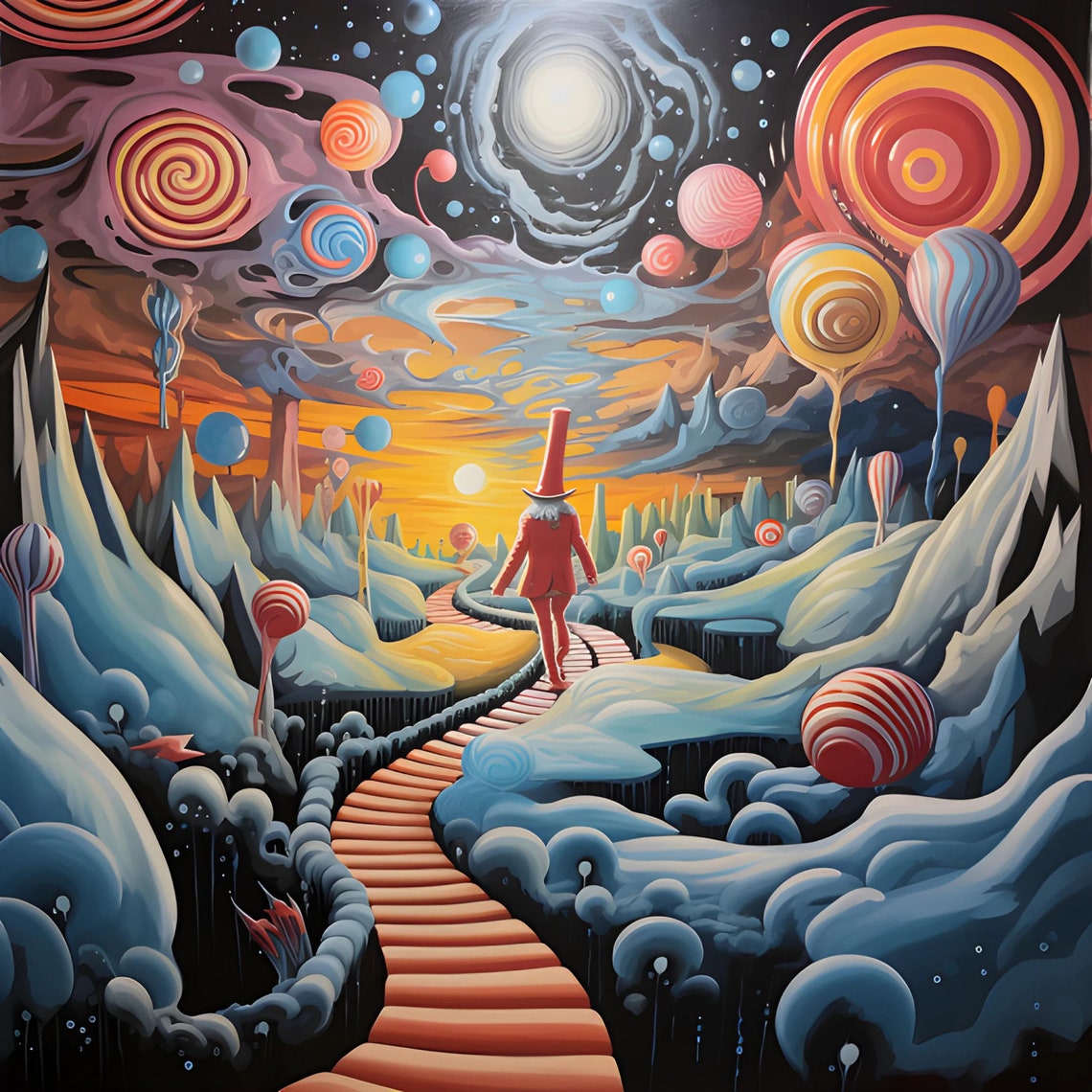 Dr. Seuss-inspired Digital Art in 5K Set of 5 - Etsy