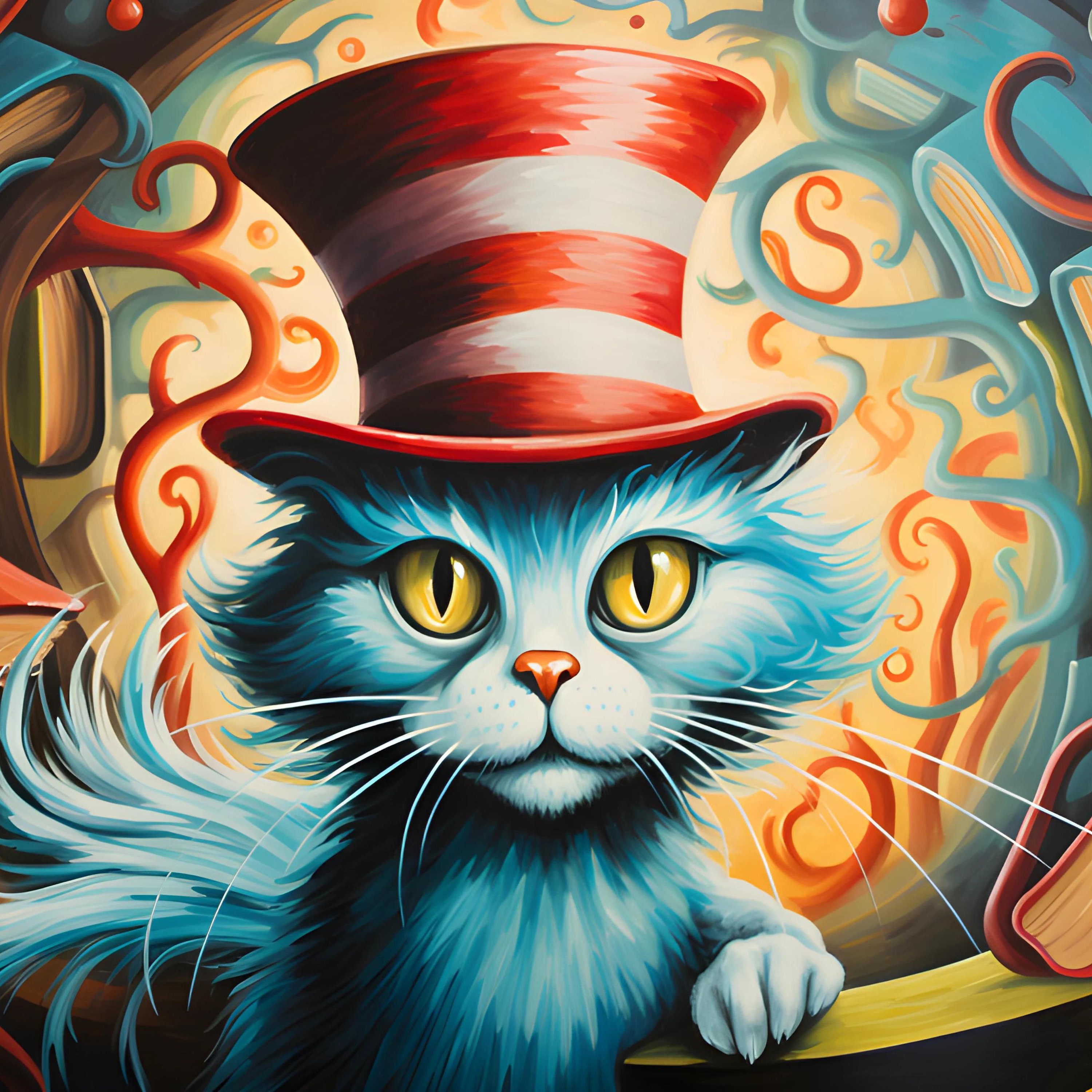 Dr. Seuss-inspired Digital Art in 5K Set of 5 - Etsy