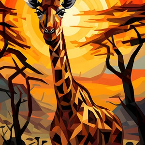 Unique African Animal Prints Set, 5 Stunning 5K Art Pieces, Vibrant ...