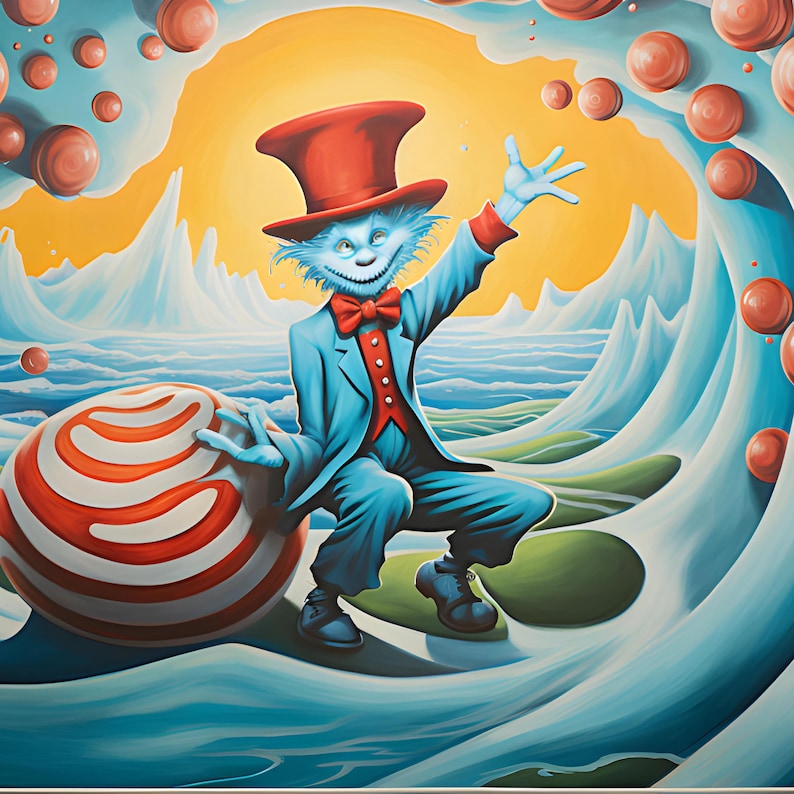 Whimsical Dr. Seuss Inspired Digital Art Collection - Instant Download ...