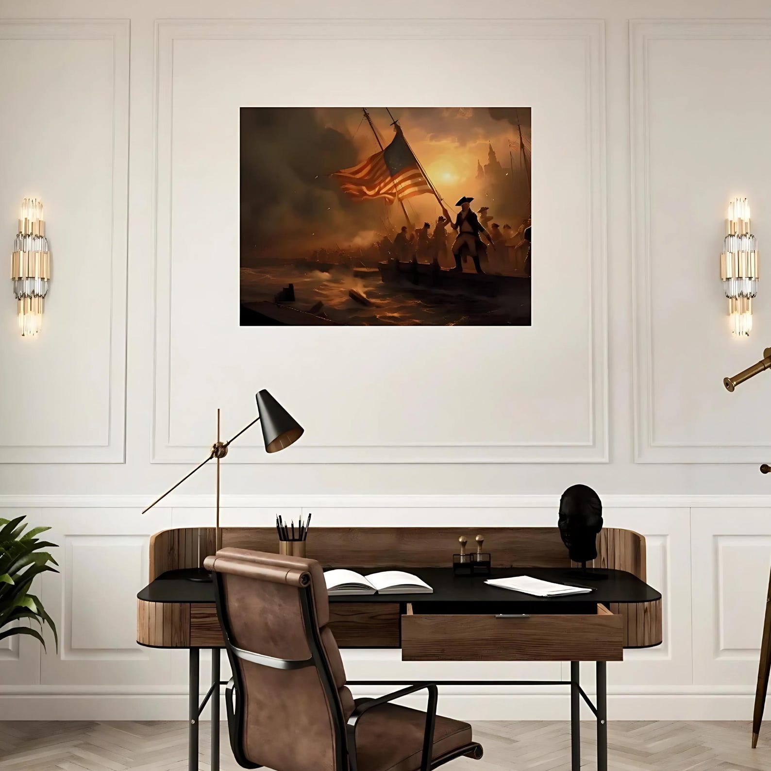 American Independence Landscape Museum Quality, Large Art Print ...