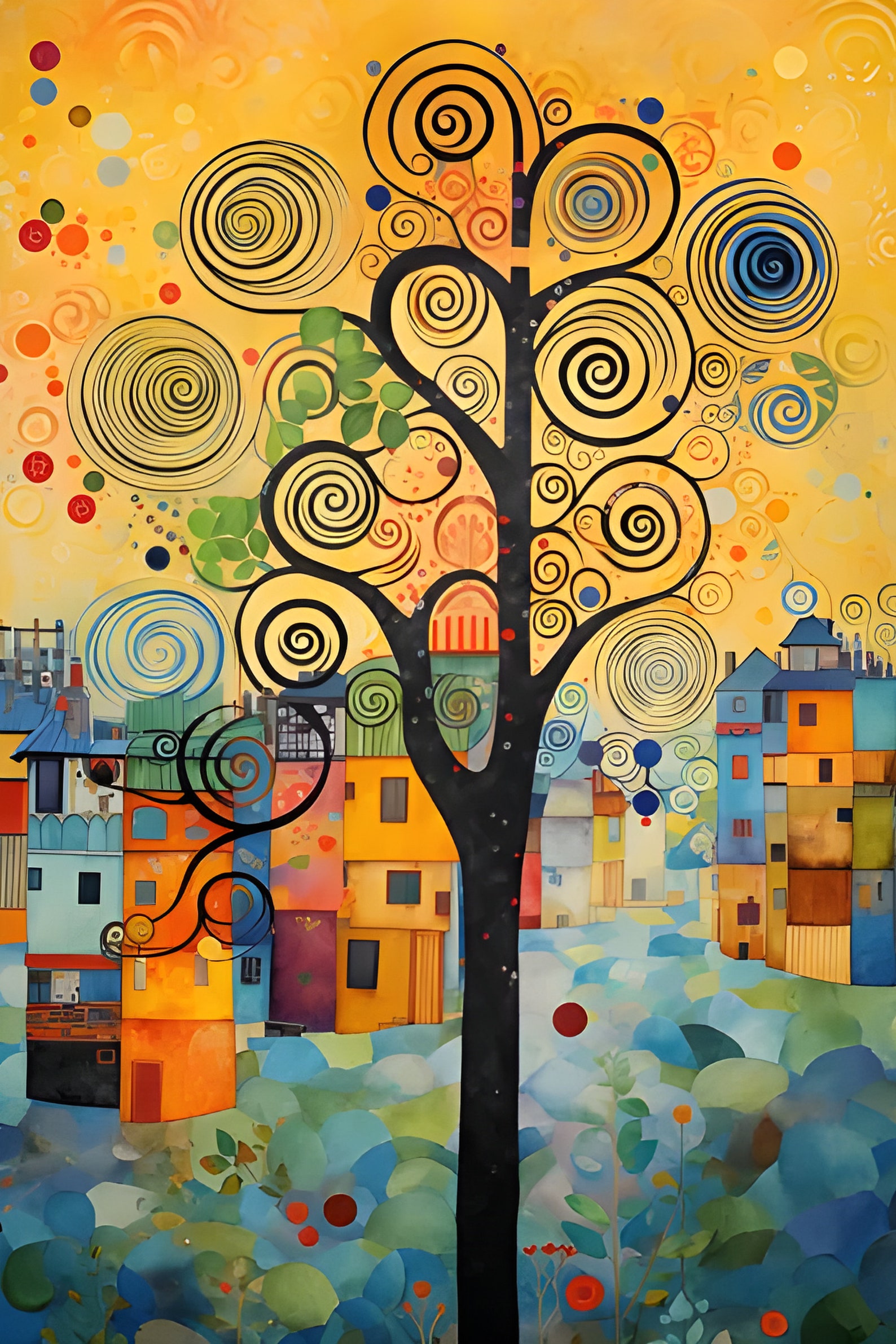 Incredible Gustav Klimt Inspired Landscapes in 5K! Set of 5. Print on ...