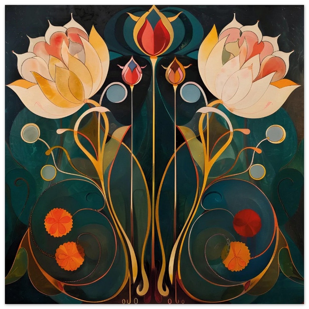 Archival Musuem-quality Print, Floral Art, Marianne North Style ...