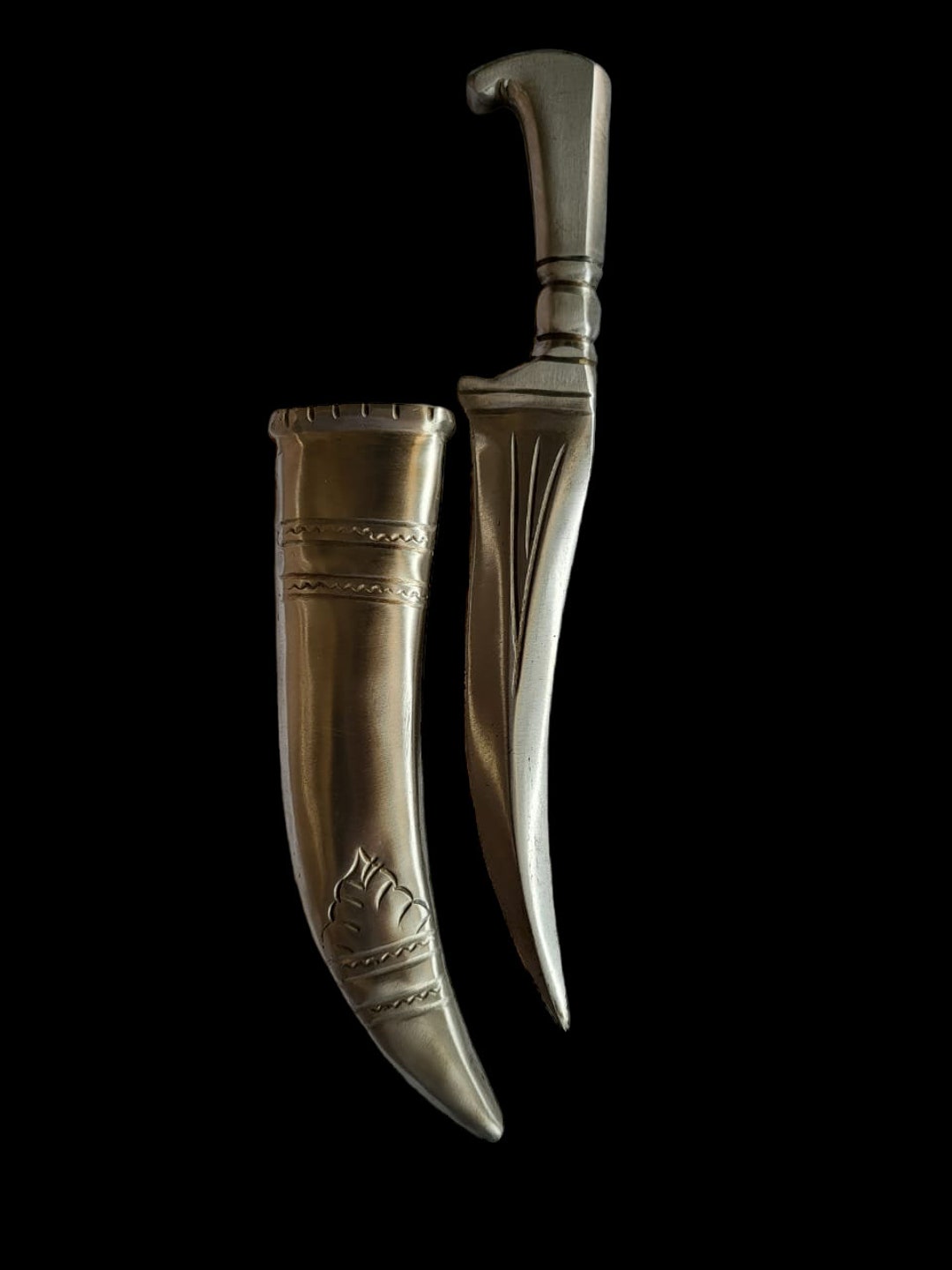 Sikh Kirpan: 12 Handmade Small Sword With Stainless Steel Engraved ...