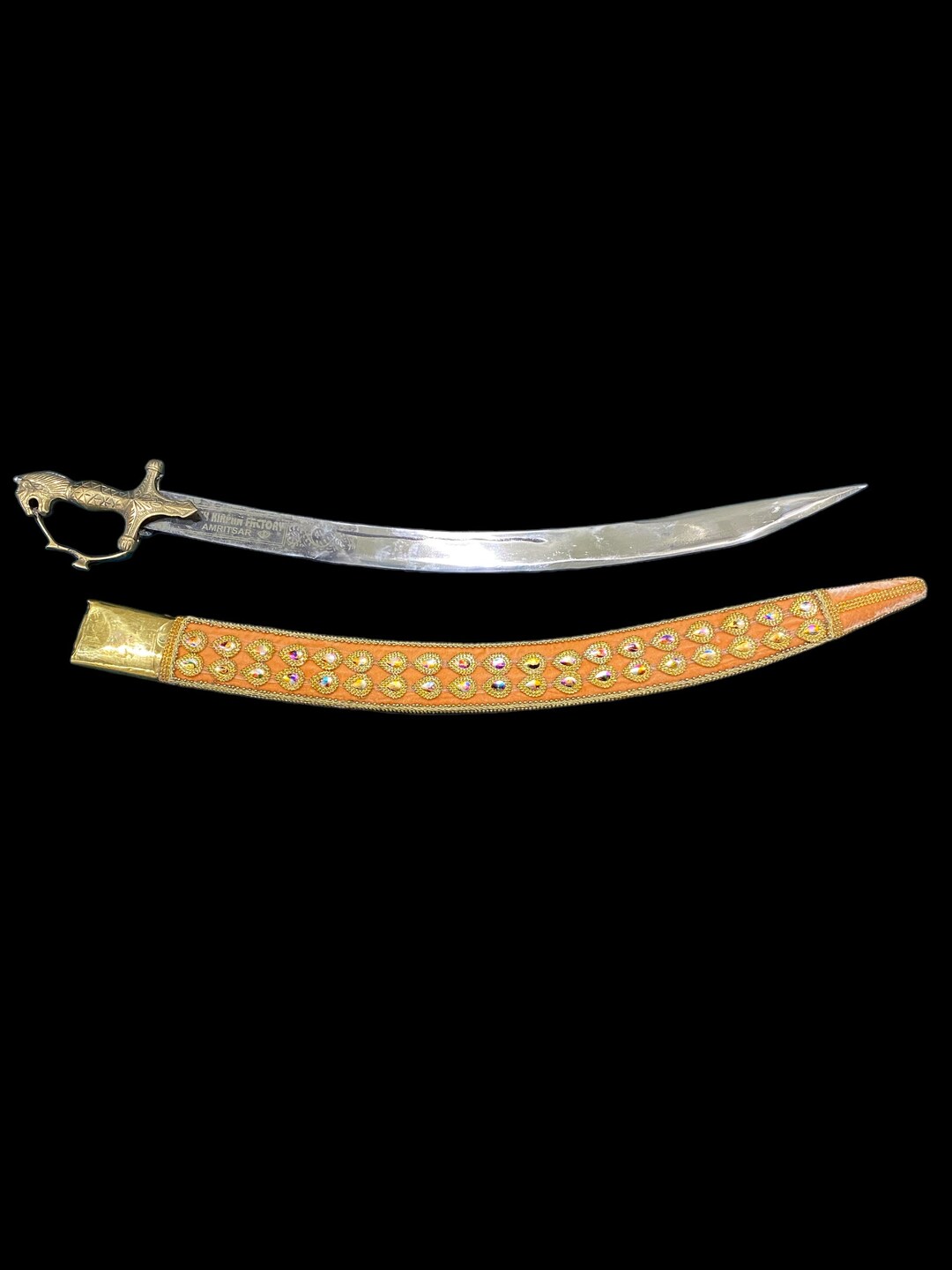 Handmade Indian Wedding Talwar Vintage Replica Groom Sword Customized ...