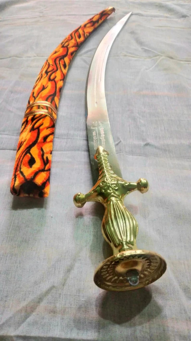 Indian Sirohi Wedding Talwar Vintage Handmade Ceremonial Sword ...
