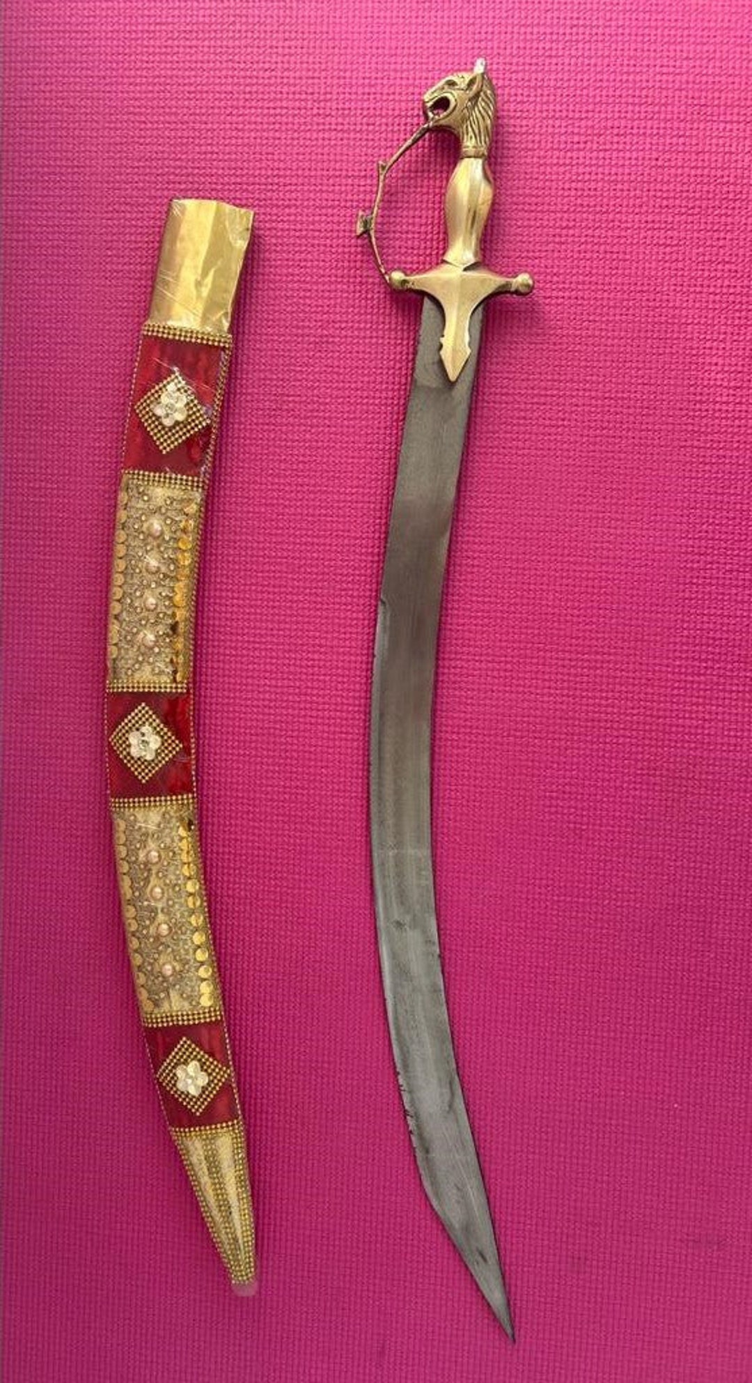 Indian Wedding Groom Sword Vintage Handmade Decorative Talwar ...