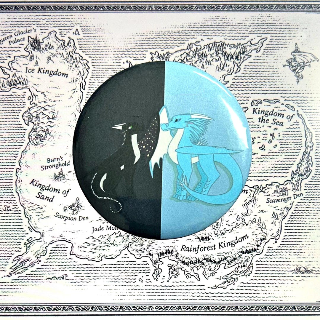 Winterwatcher Button: Wings of Fire (58mm) - Etsy