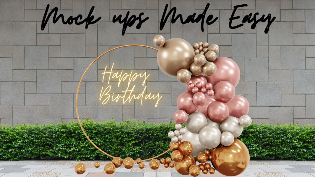 Balloon Mock Ups Made Easy for Parties and Events - Etsy