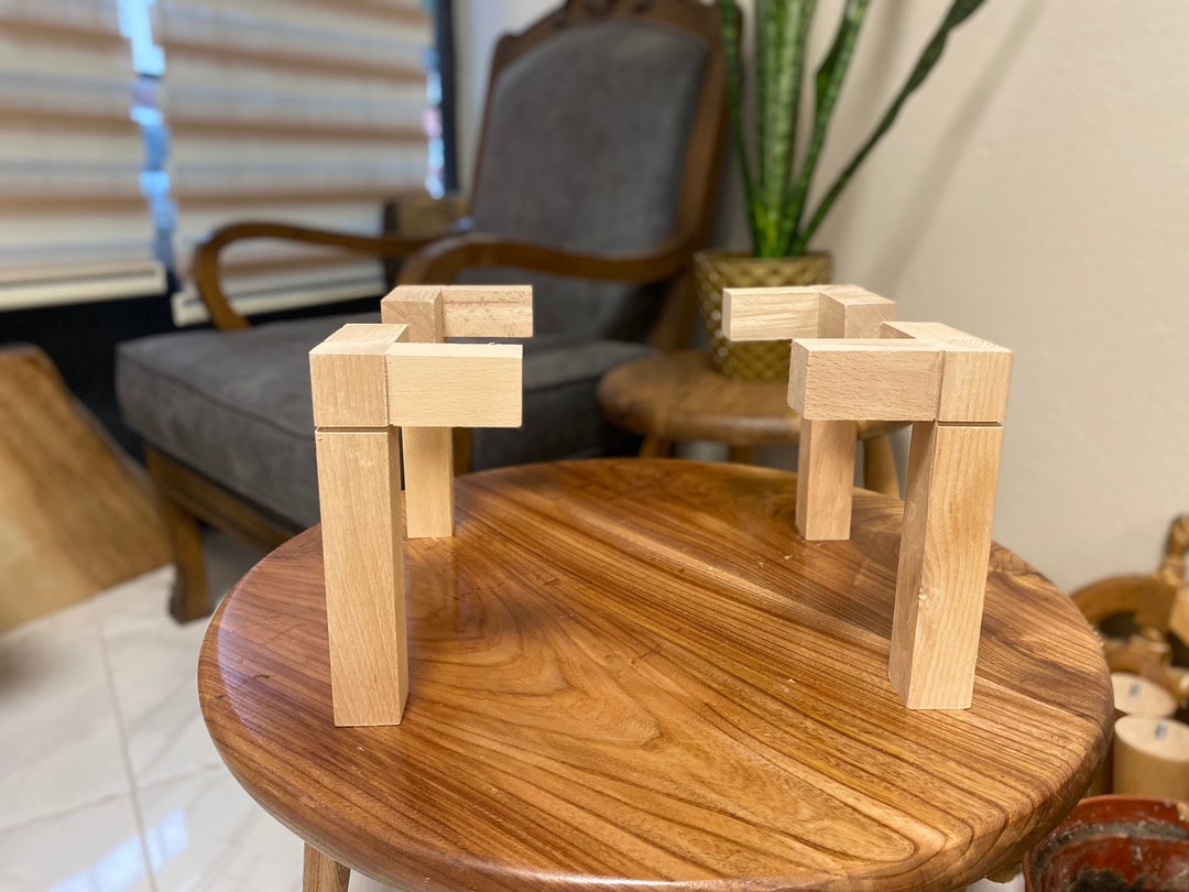 Solid Wood Legs set of 4 Bookshelf Legs Furniture Legs - Etsy