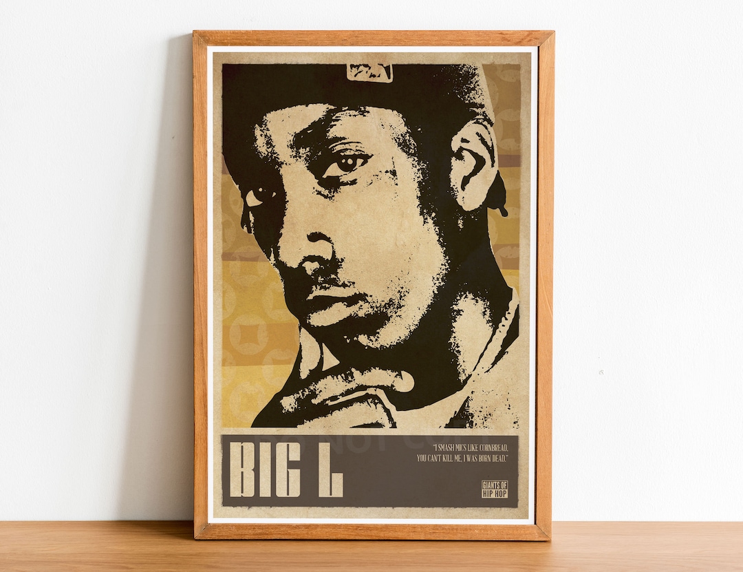 Big L, Hip Hop Music Print, Hip Hop Poster, Hip Hop Wall Art, Hip Hop ...