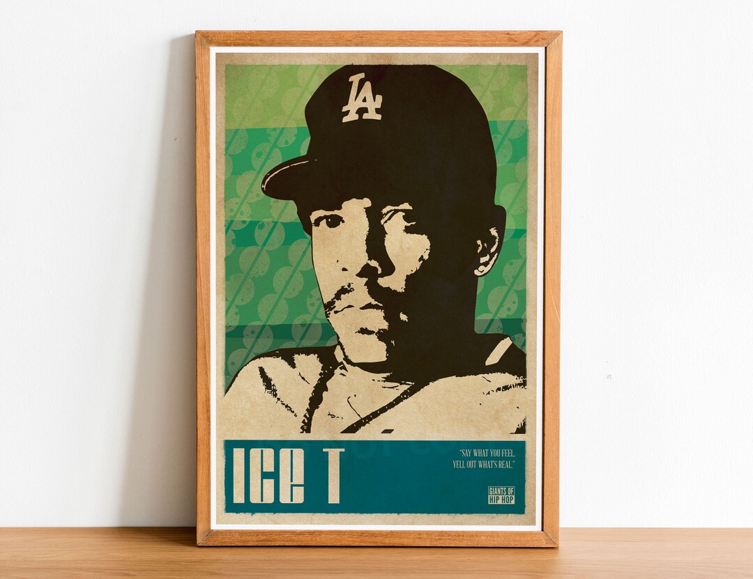 Ice T, Hip Hop Music Print, Hip Hop Poster, Hip Hop Wall Art, Hip Hop ...