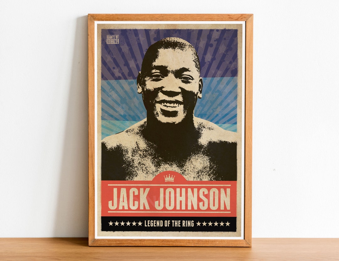 Jack Johnson, Boxing Print, Boxing Poster, Boxing Wall Art, Boxing Art ...