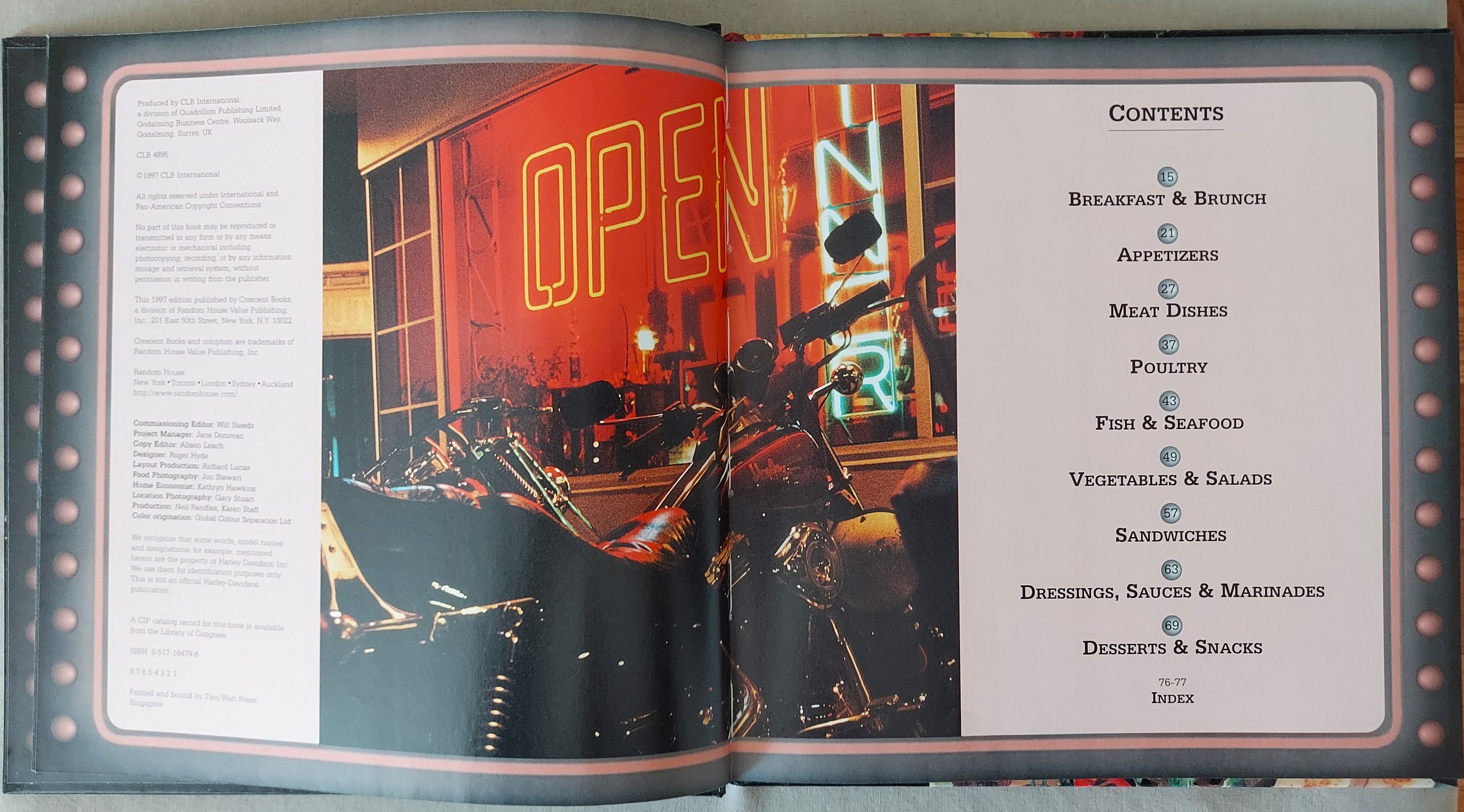 The Harley Biker’s Cookbook - Etsy