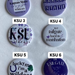 Kansas State Game Day Pins - Etsy