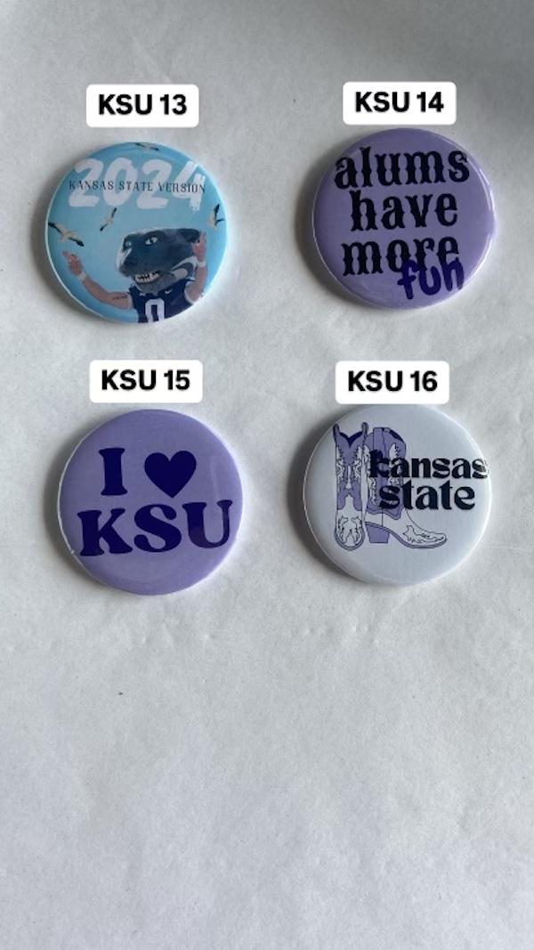 Kansas State Game Day Pins - Etsy