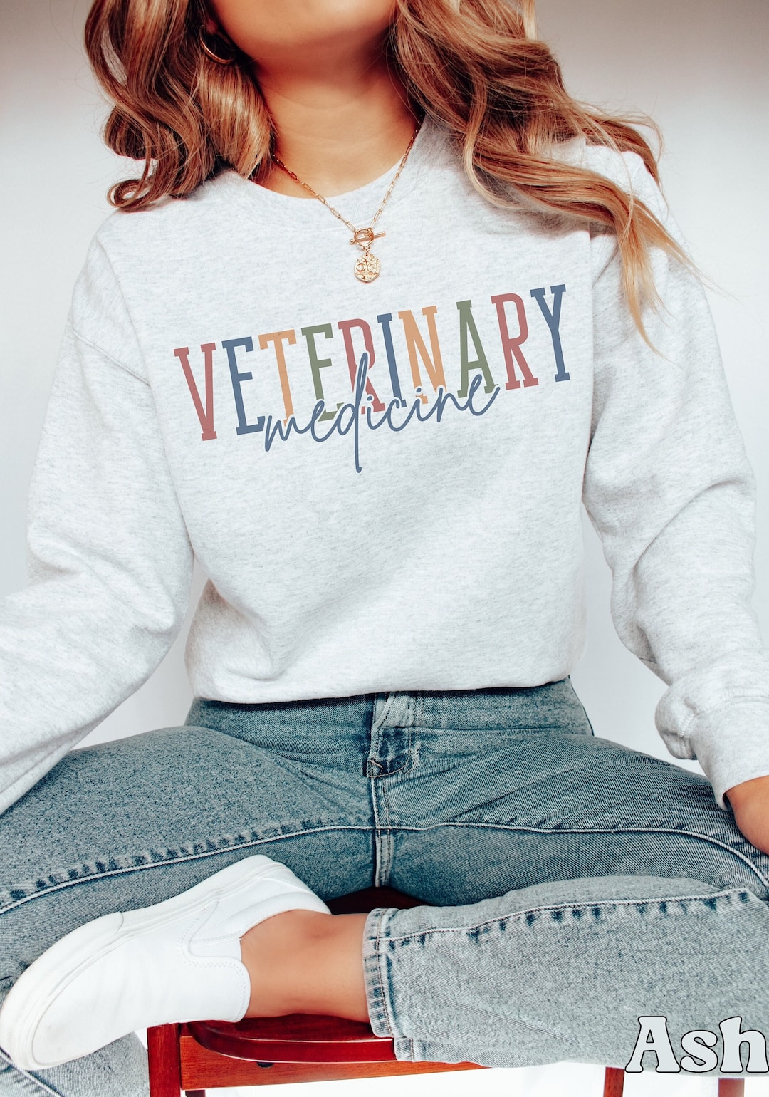 Veterinary Medicine Crewneck Sweatshirt Vet Crew Sweatshirt ...