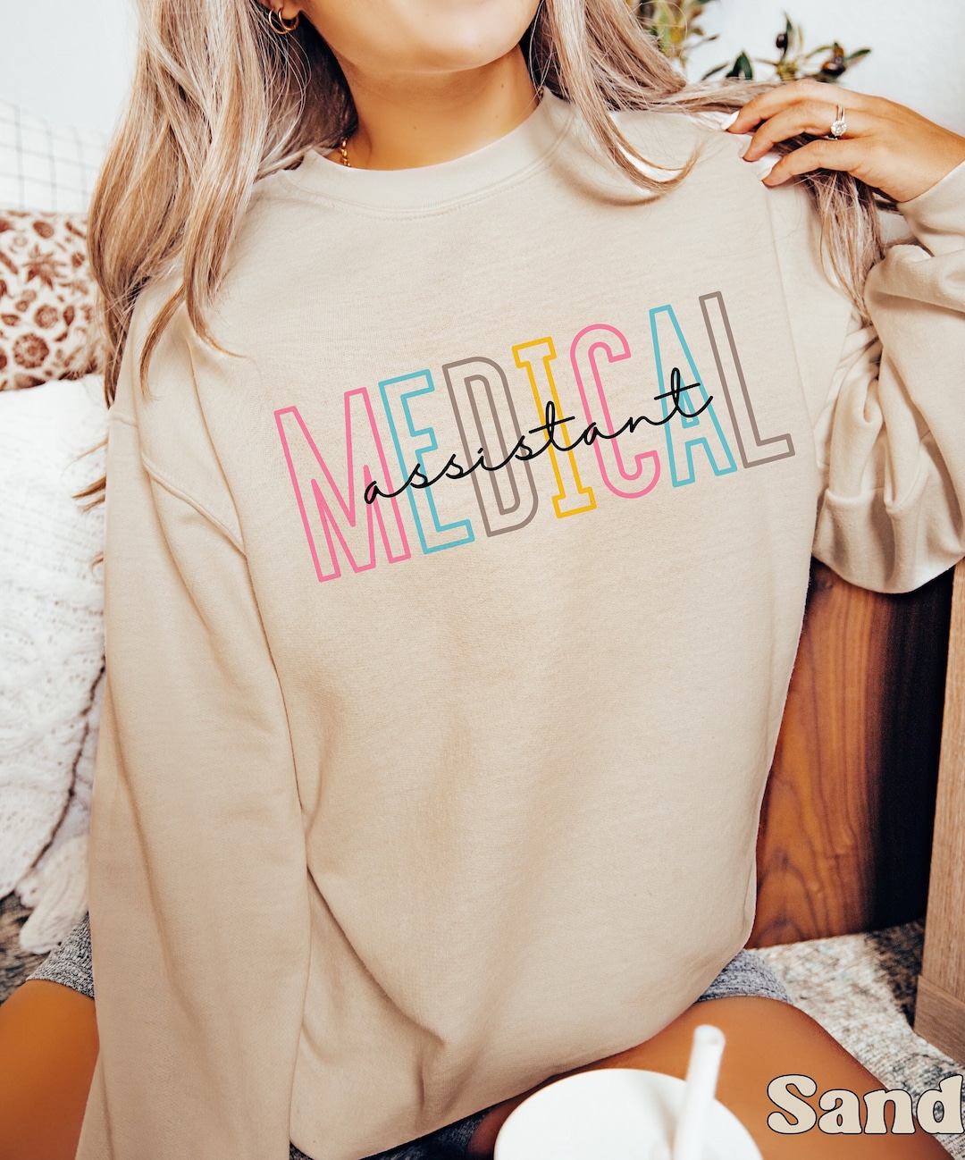 Medical Assistant Crewneck Sweatshirt Medical Assistant Sweatshirt ...