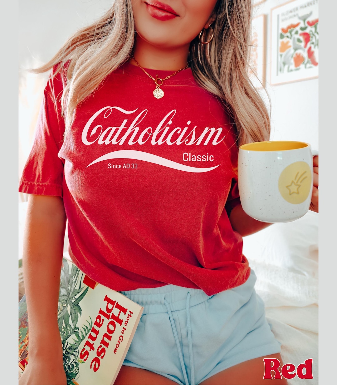 Comfort Colors® Catholicism Shirt Classic Catholic Tee Catholic Merch ...