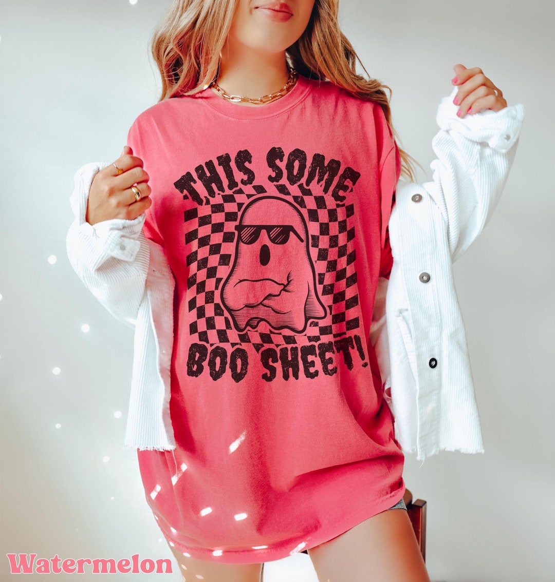 Comfort Colors® Retro This Some Boo Sheet Shirt Funny Ghost Lover Tee ...