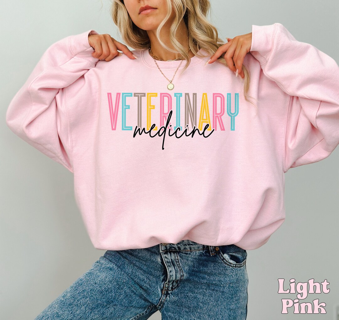 Veterinary Medicine Sweatshirt Vet Medicine Crewneck Sweater Cute Vet ...