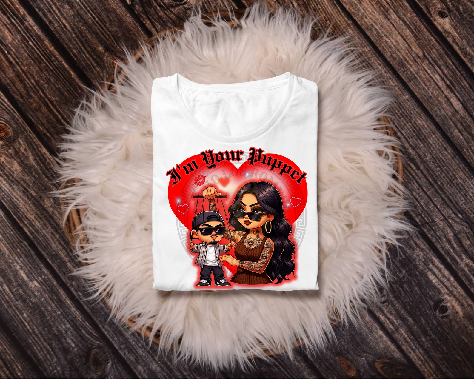 I'm Your Puppet, Chicano Cholo Couple, Old School, Backdrop,png Only ...