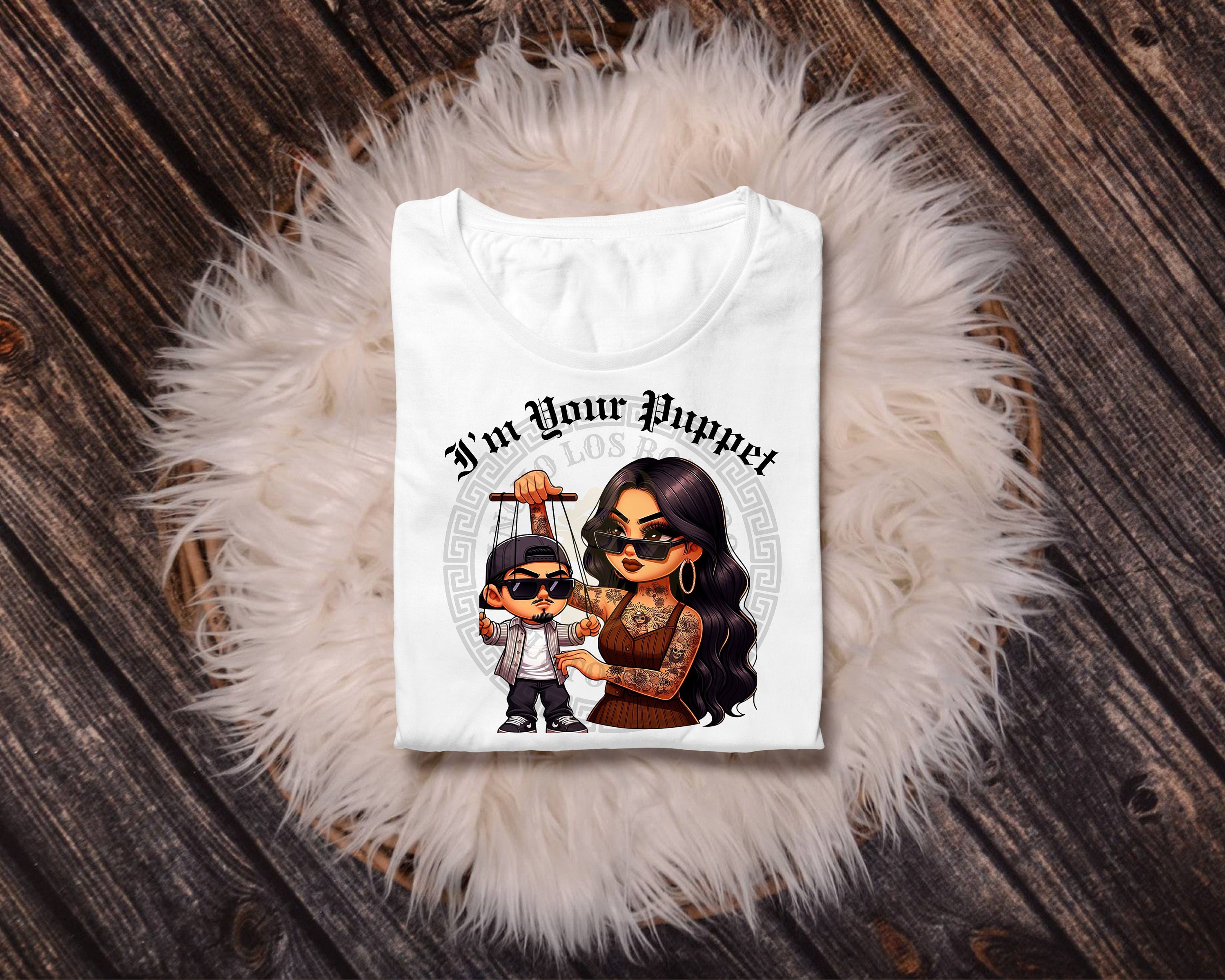 I'm Your Puppet, Chicano Cholo Couple, Old School, Backdrop,png Only ...