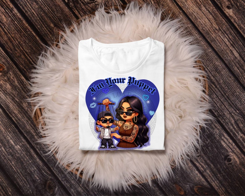 I'm Your Puppet, Chicano Cholo Couple, Old School, Backdrop,png Only ...