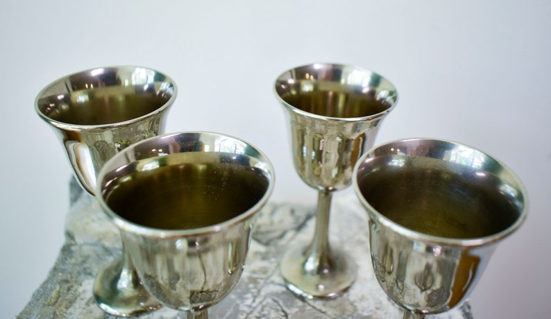 Set of 4 F.B. Rogers Italy Silver Plate Stemmed Cordial - Etsy