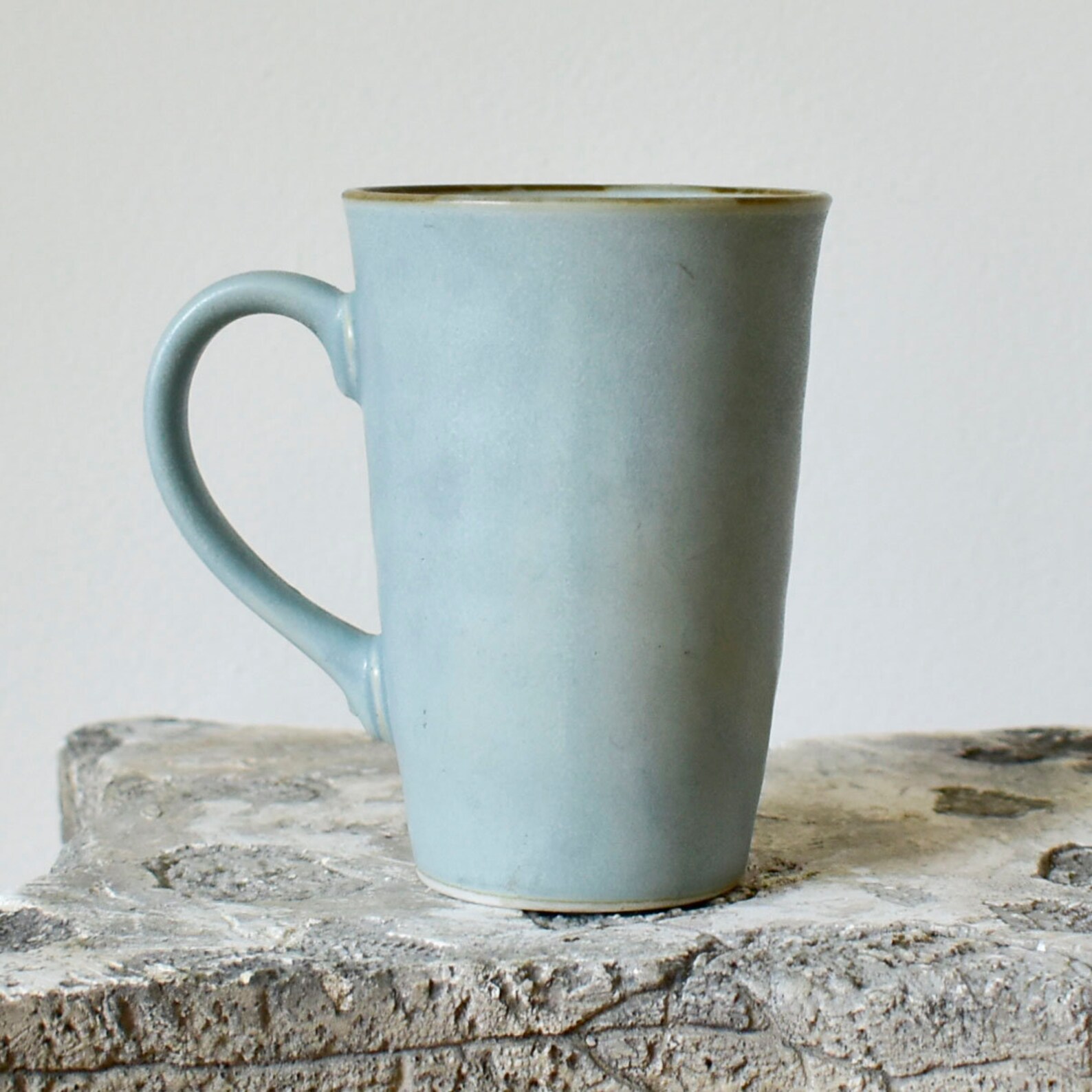 Vintage Handpainted Blue and White Flower Ceramic Cup, Vintage Ceramic ...