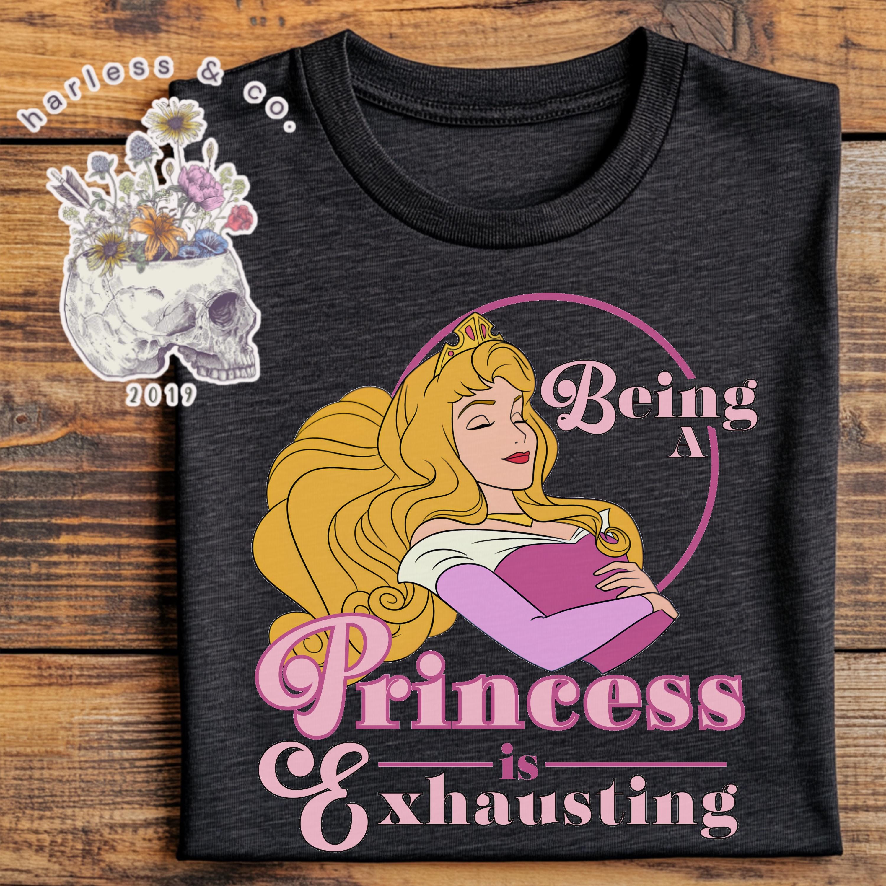 Exhausted Princess SVG PNG JPG - Digital File - Etsy