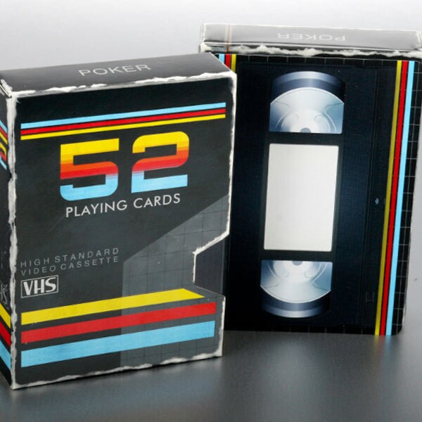 Vhs Playing Cards - Etsy