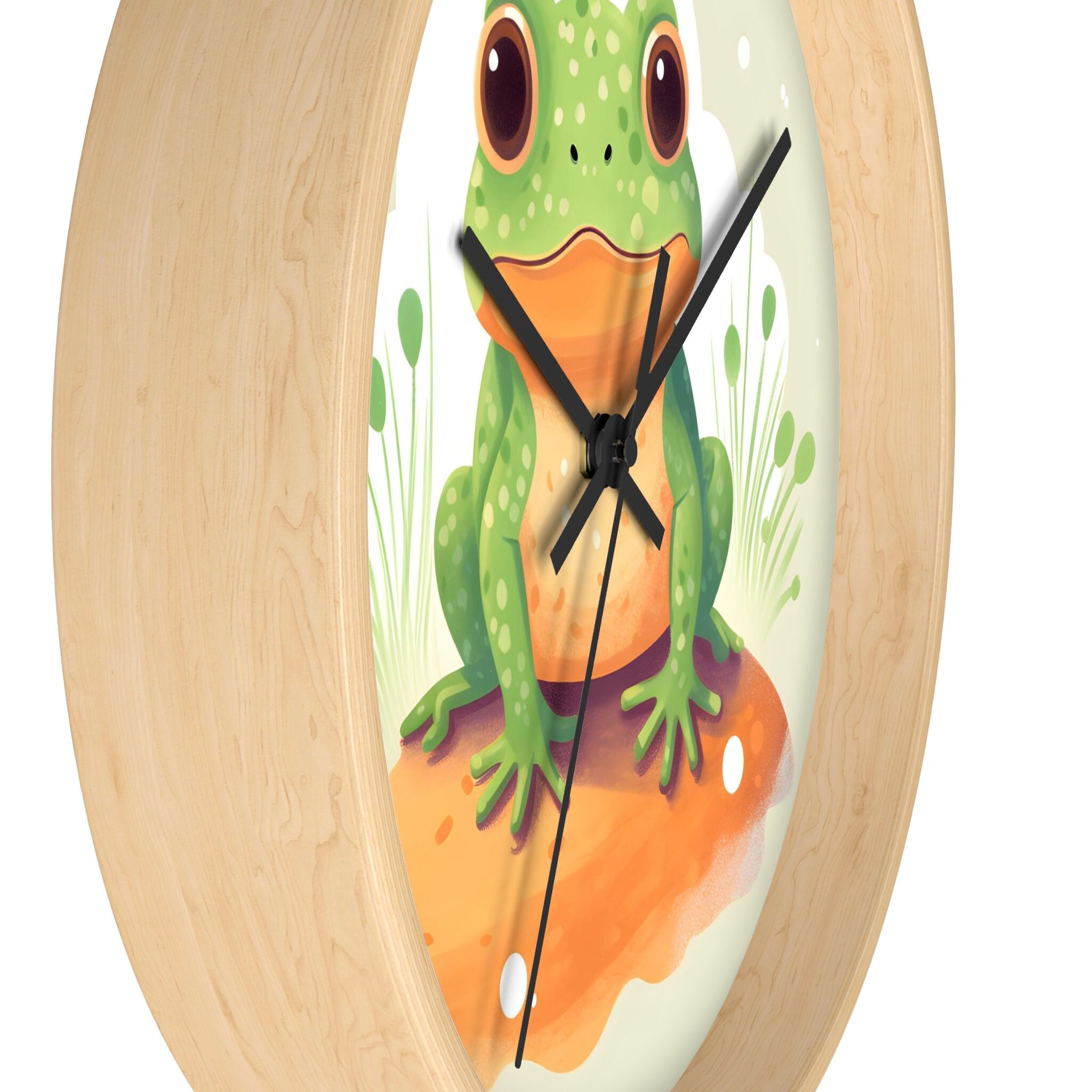 Whimsical Frog Wall Clock for Kids' Room or Nursery A - Etsy