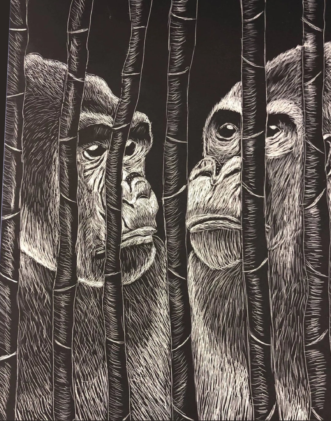 Hand Made Digital Poster, Animal Poster Prints, Endangered Animal ...