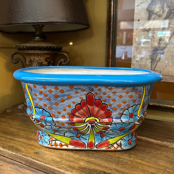 Mexican Pottery Planter - Etsy