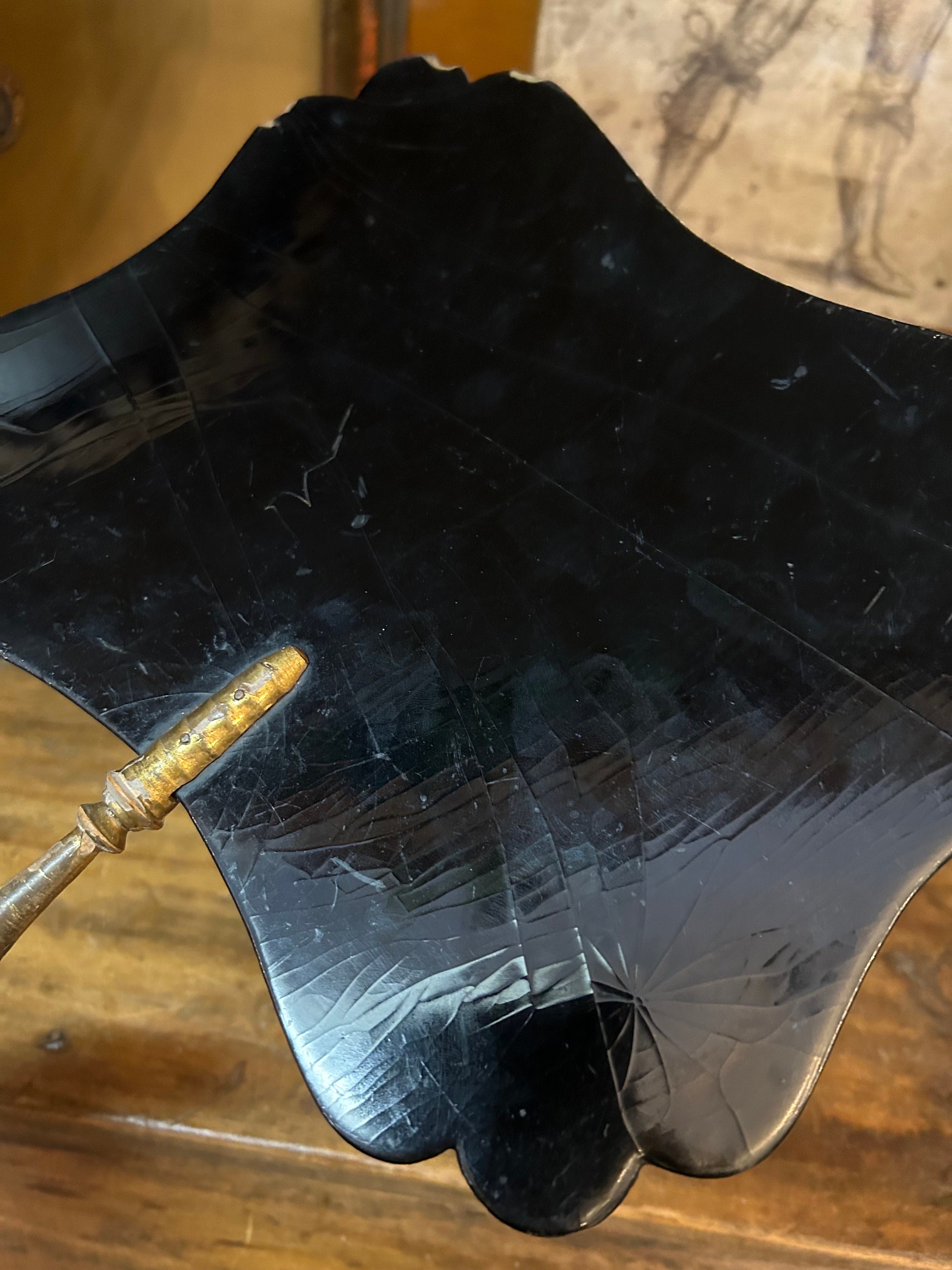 Antique Hand Face Screen. 19th Century Face Screen. Paper Mache Face ...