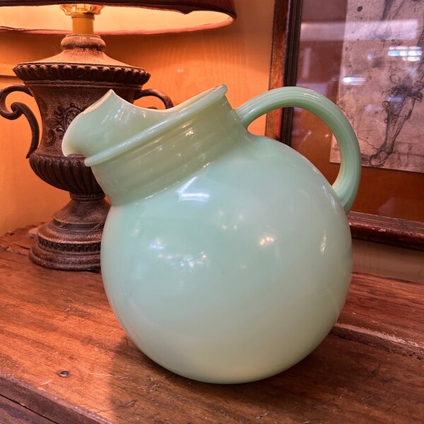 Jadeite Pitcher - Etsy