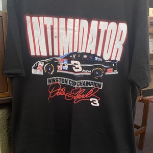 Vintage Dale Earnhardt #3 Vintage Nutmeg Intimidator Tee T-shirt Mens ...