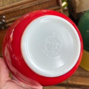 Vintage Pyrex Primary Colors Nesting Bowls. Pyrex Mixing Bowls Set of 4 ...