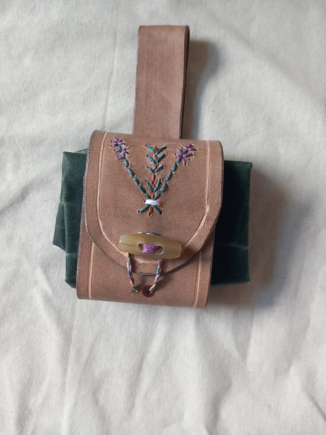 Lavender and Rosemary Cottagecore Forager Bag / Foraging Pouch / Belt ...