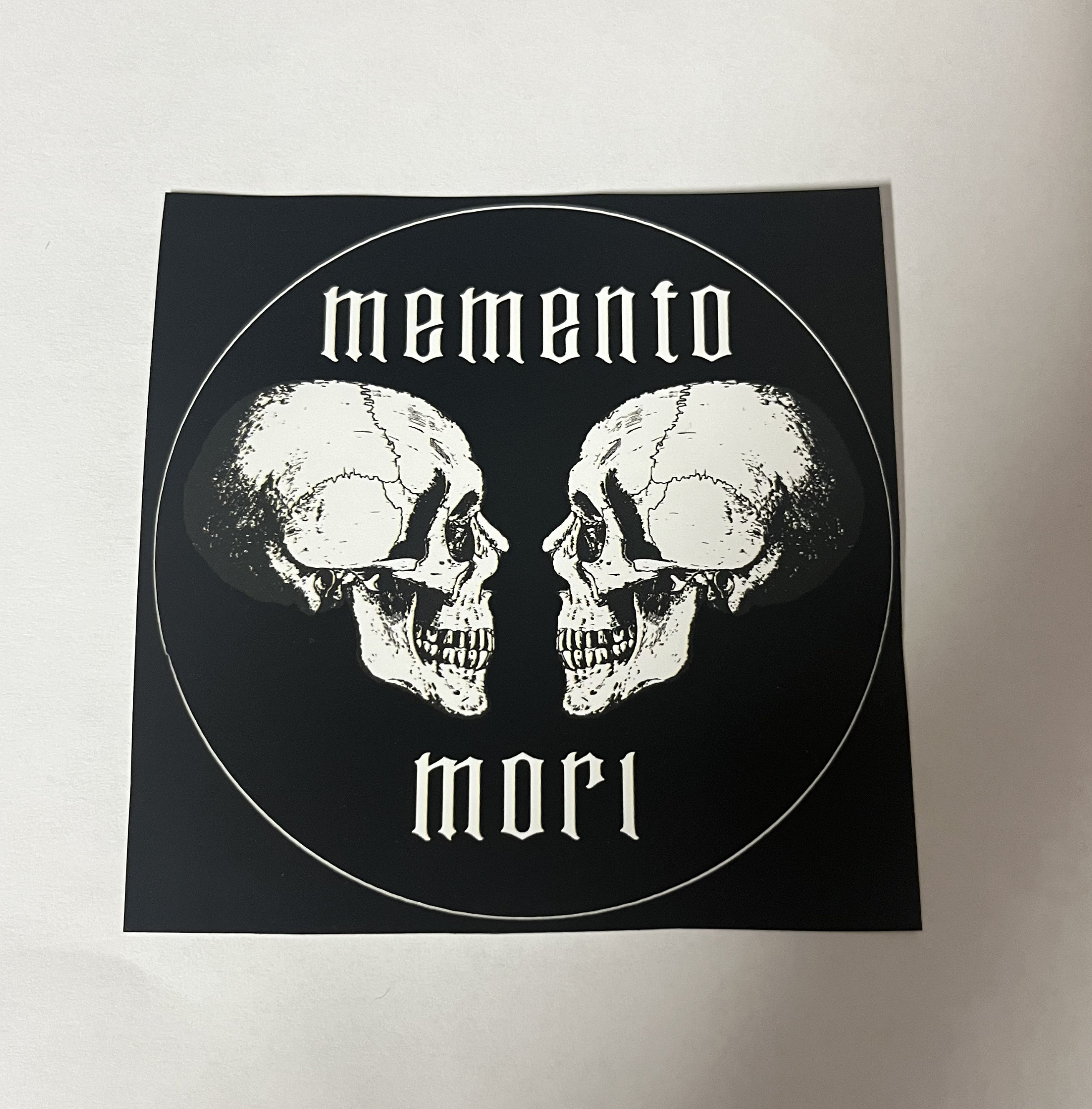 Memento Mori Skull Sticker - Etsy