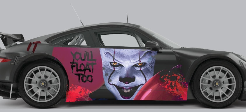 Pennywise İt Car Livery Cast Vinyl Wrap Universal Size - Etsy