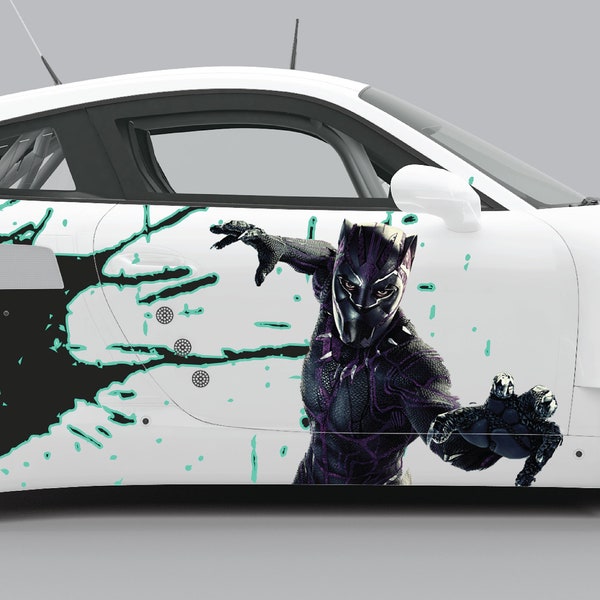 Black Panther Car Decals - Etsy