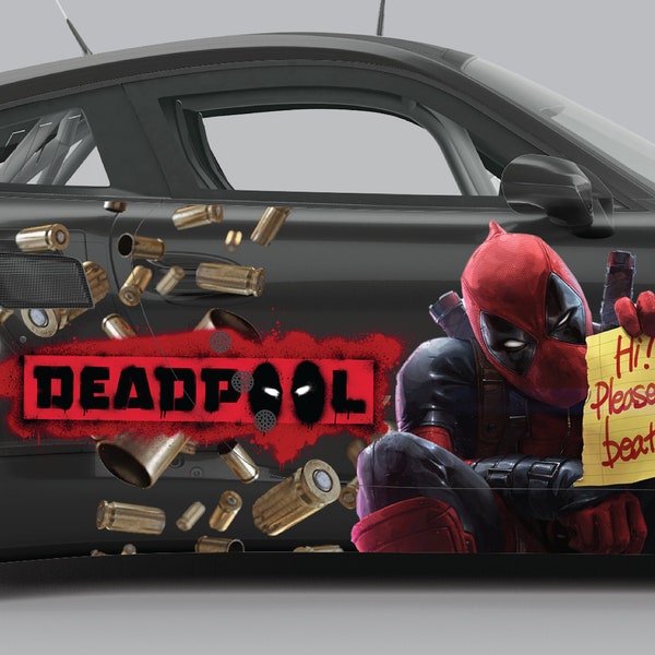 Deadpool Car Wrap - Etsy