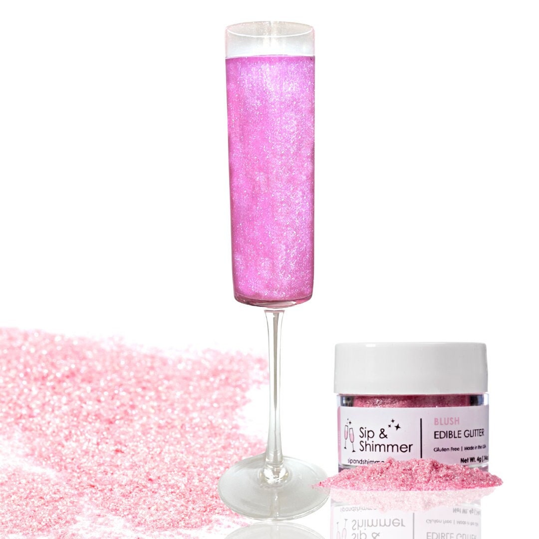 Edible Drink Glitter, Champagne Glitter, Cocktail Garnish, Cotton Candy ...