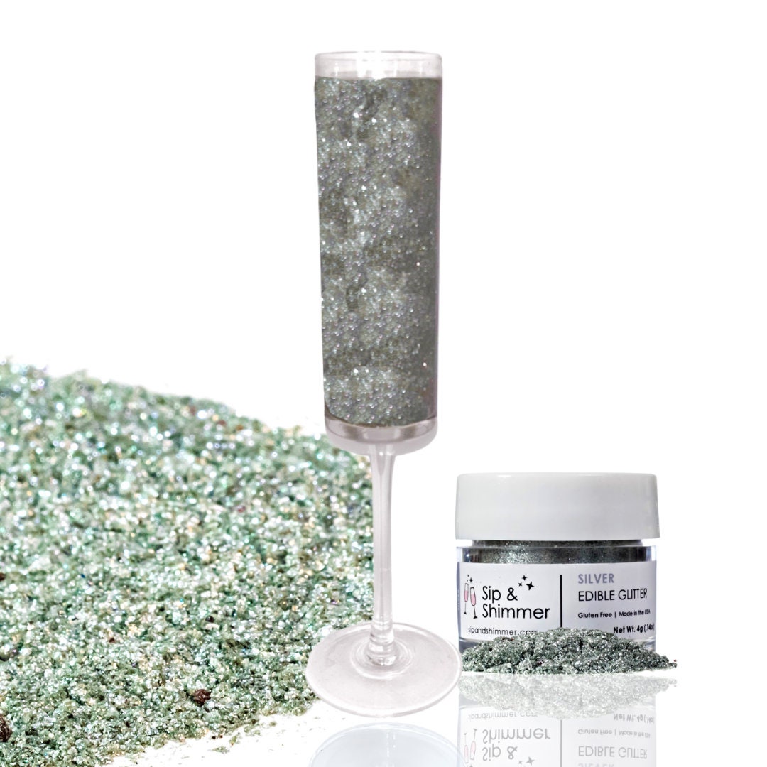 Edible Drink Glitter, Champagne Glitter, Cocktail Garnish, Cotton Candy ...