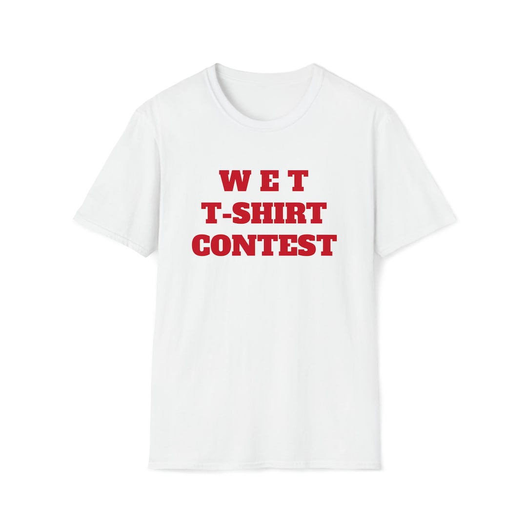Wet T-shirt Contest Tee - Etsy