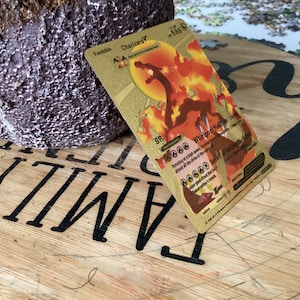 Charizard Vmax V Evolution LV 95 Scratched Rare Card - Etsy