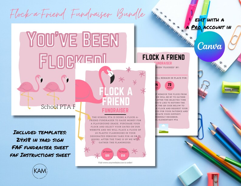 PTO/PTA Flock A Friend Fundraiser Bundle - Etsy